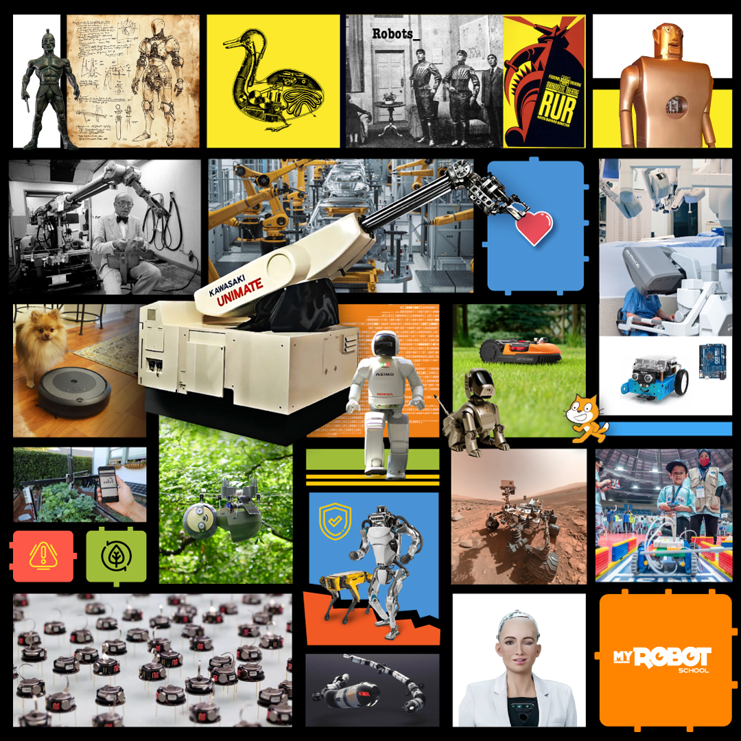 Historia de la Robótica - Cursos de robótica educativa My RobotSchool